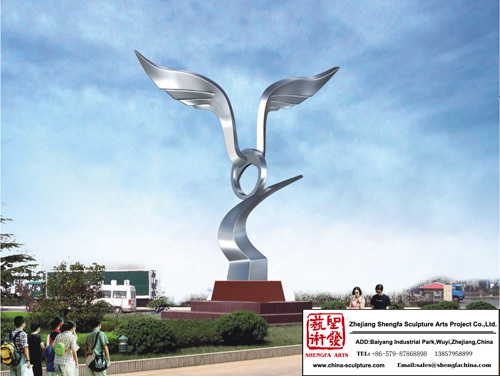 Hand Carved Art Stainless Steel Sculpture, High Quality Hand Carved Art ...