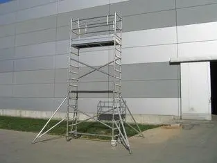 Cold Formed Climbing Scaffolding / Ring Lock Aluminium Mobi, High ...