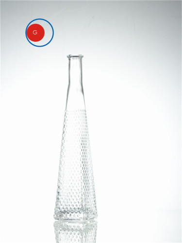 Creative Sloping Shoulder Glass Diamond Bottle, High Quality Creative ...