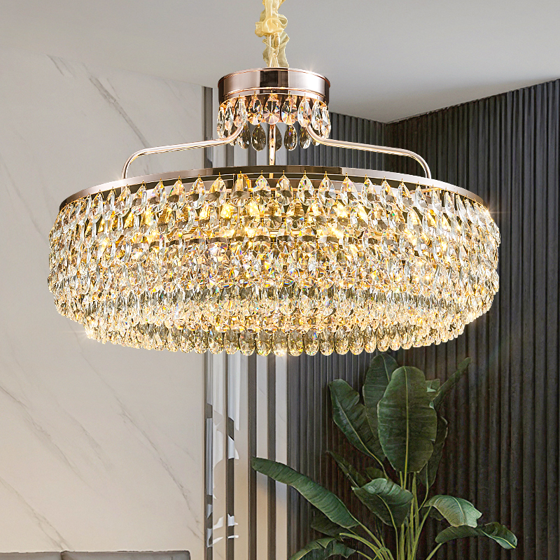 Modern Luxury Gold Pendant Lighting For Home Decoration - Crystal ...
