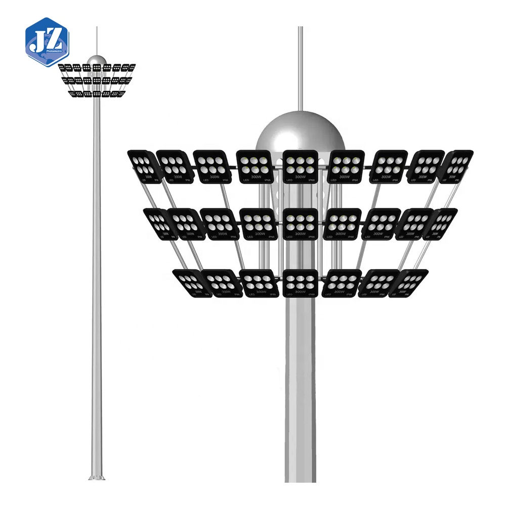 360 Degree Illumination: High Mast Pole Lighting For Stadiums (15m-35m ...
