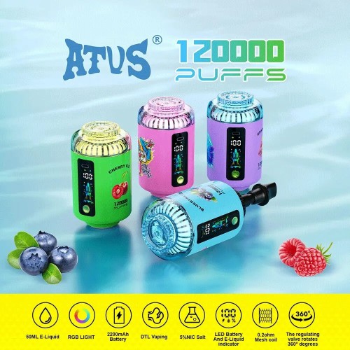 Atvs 120k Puffs Hookah Head Original Vape, High Quality Atvs 120k Puffs ...
