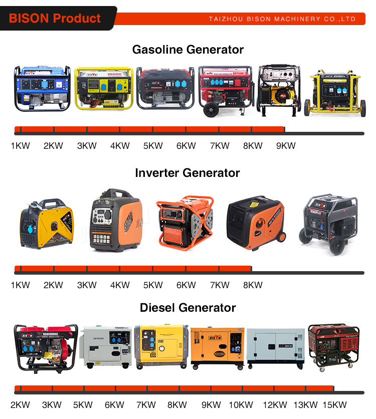Bison Generators: 220v To 10kw - Ac/dc Lpg Powered Options, High ...