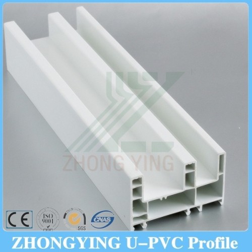 80 Series 3 Rails Upvc Sliding Window Frame Profile, High Quality 80 ...