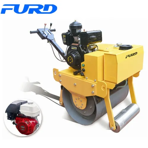 500kg Single Drum Hand Small Compactor Vibrator Roller, High Quality ...
