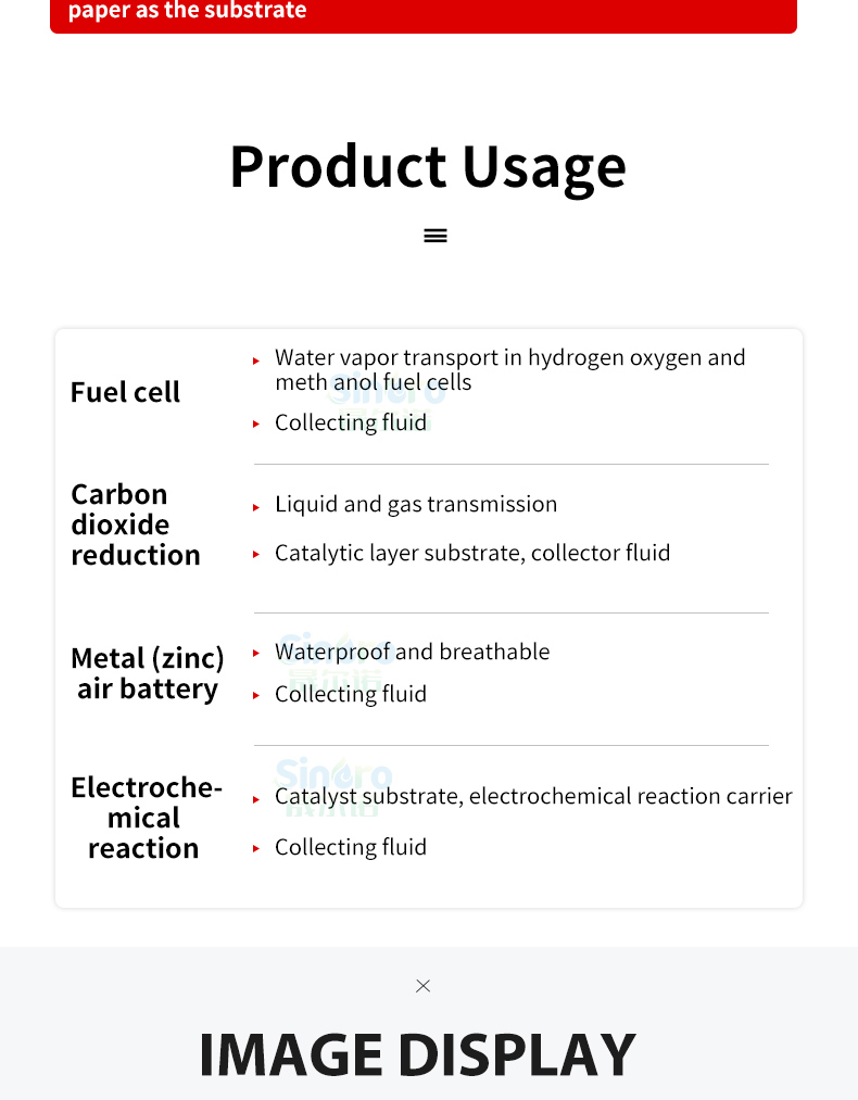 Gdl Gas Diffusion Layer Yls-30t/20/25/30/35 For Fuel Cell, High Quality ...