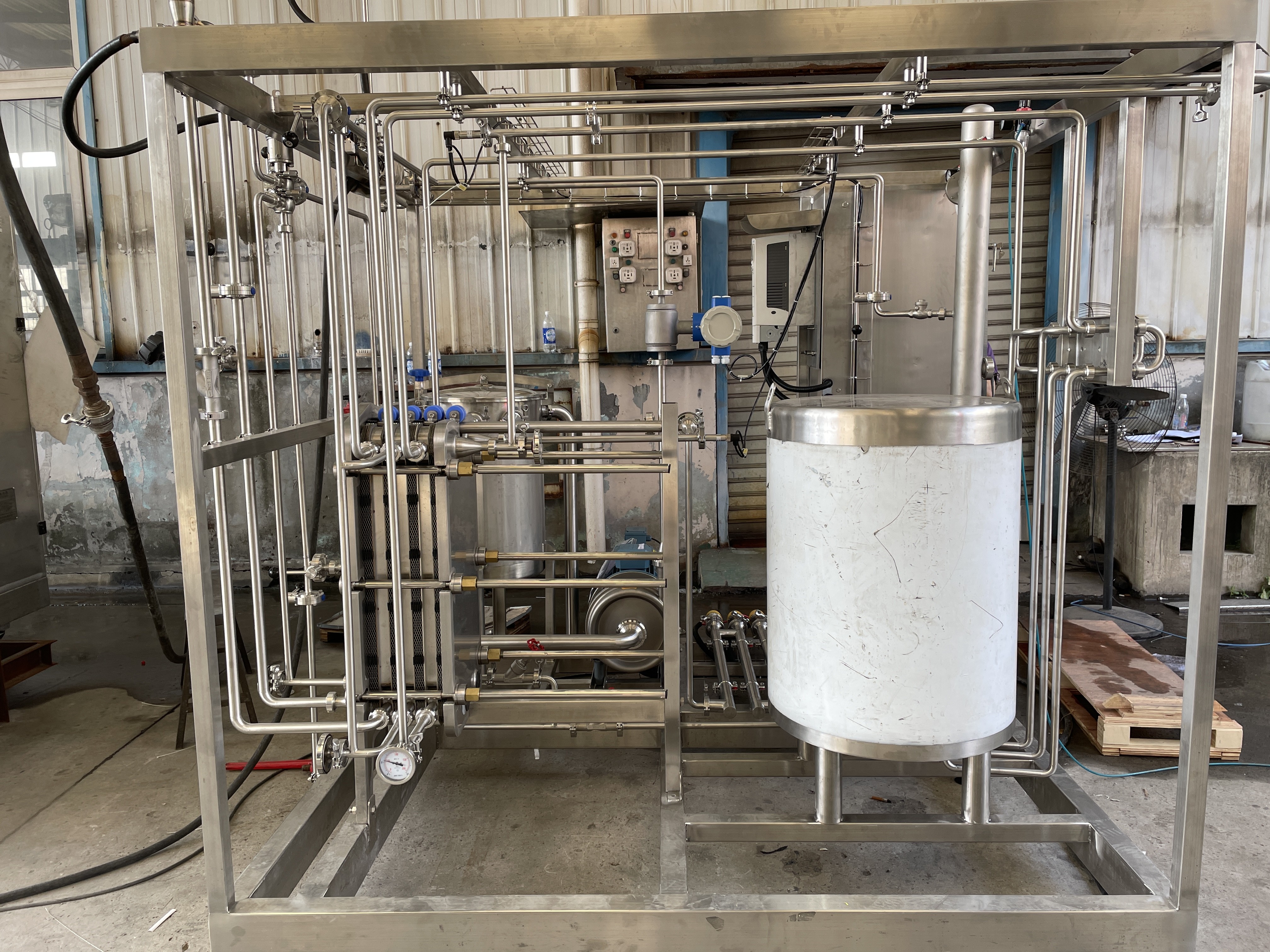 Fresh Cow Milk Pasteurized Processing Line, High Quality Fresh Cow Milk ...