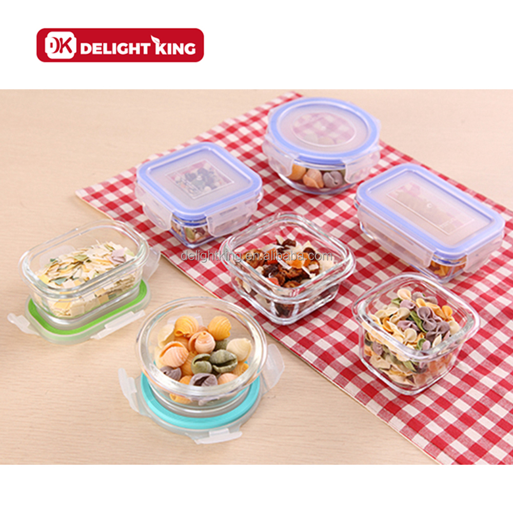 Cute Mini Glass Baby Feeding Food Container Set, High Quality Cute Mini ...