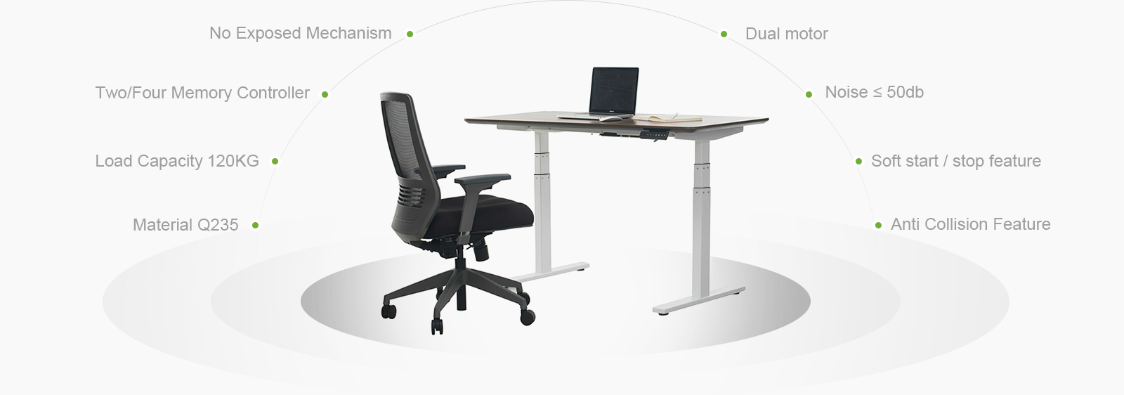 Standing Desk,Height Adjustable Desk,Adjustable Desk,Linear Actuator ...