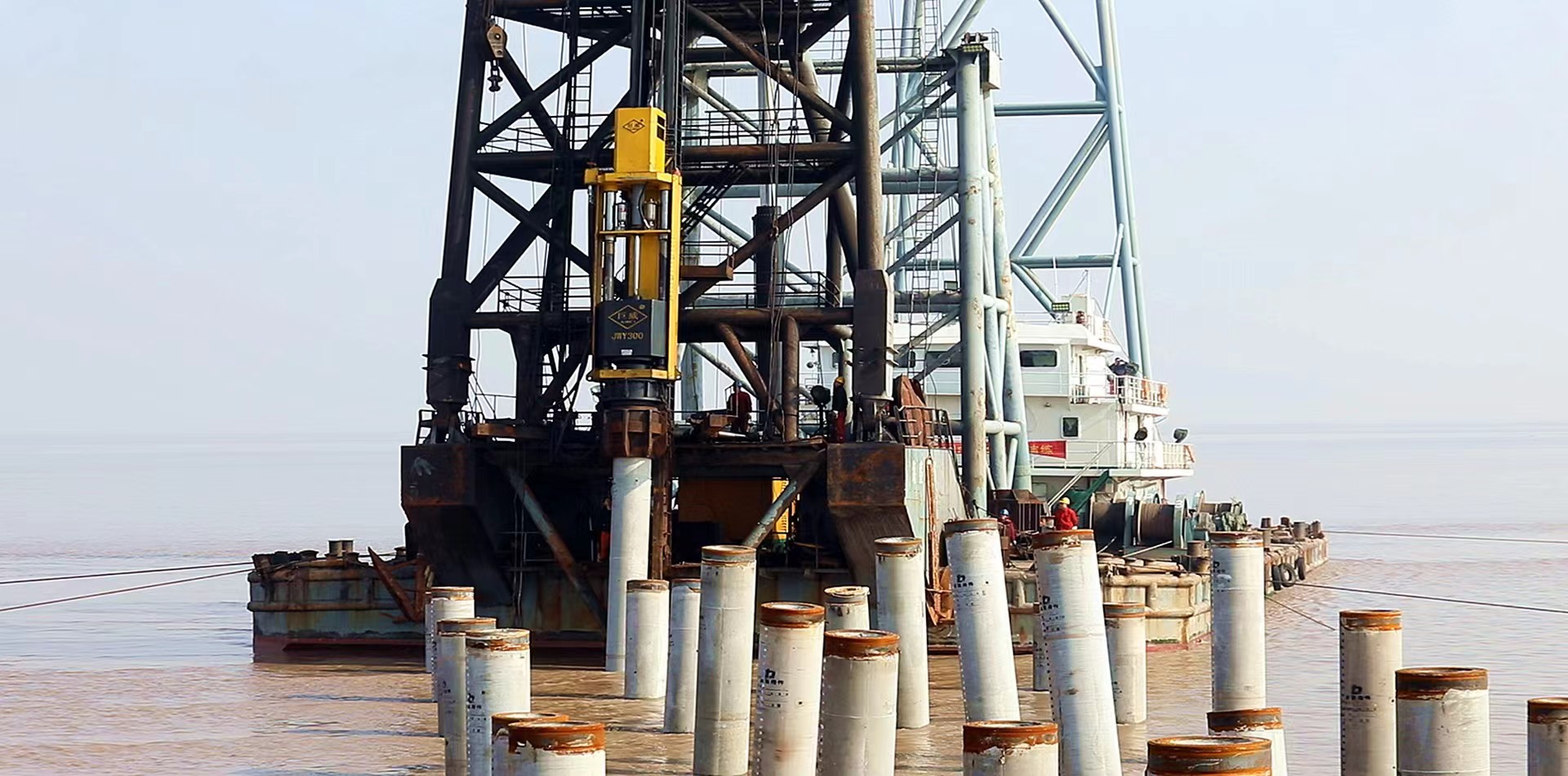 Guide Rod Diesel Hammer,Hydraulic Walking Piling Rig,Tubular Diesel ...