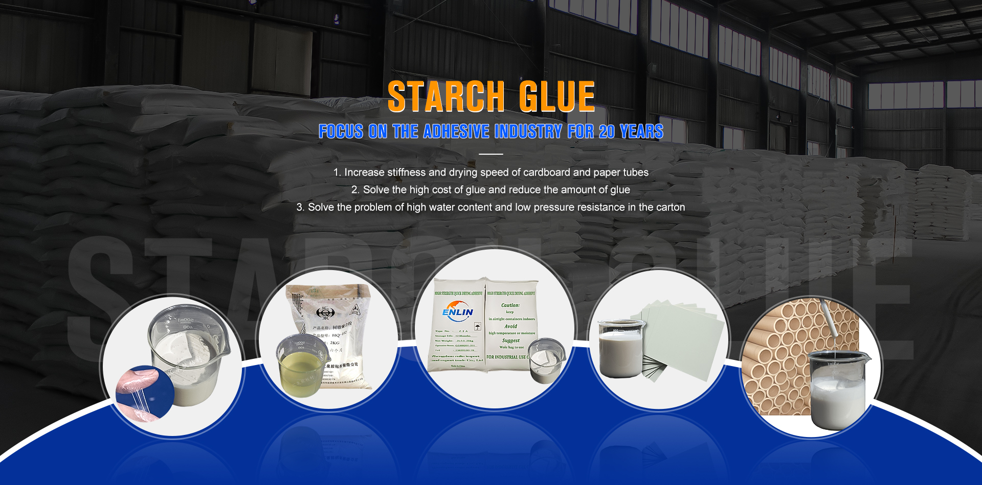 China Starch Glue Powder,Paper Core Adhesive,Glue Powder For Paper Tube ...