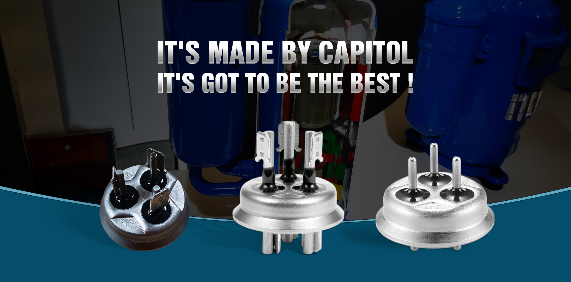 6-42V Series Electric Compressor Three-phase Sealed Terminal, China ...