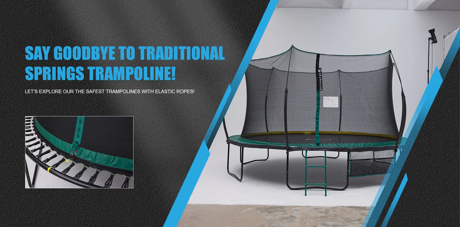 Kids Trampoline,Rectangle Trampoline,8Ft Trampoline,Springless ...