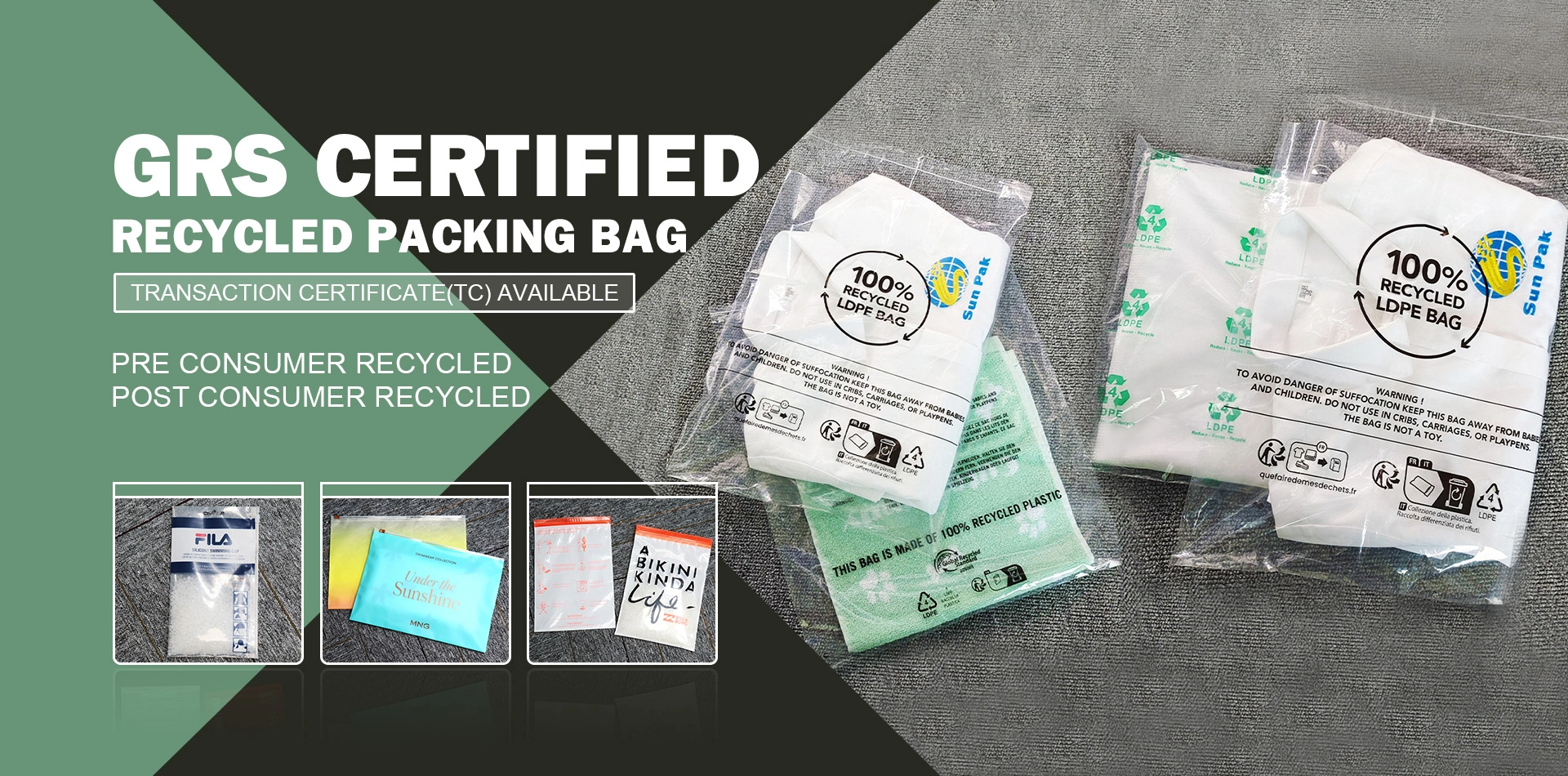 Eco Packaging Bags Manufacturer | GRS Recycled and FSC Paper Bags Factory