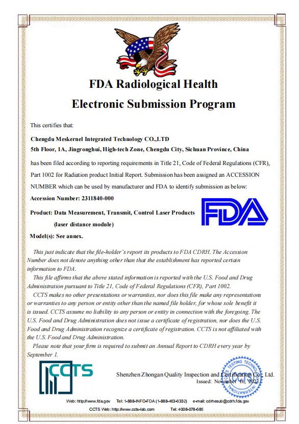 Laser Distance Seneor