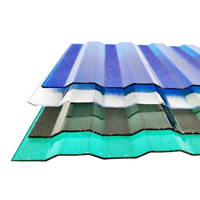 Polycarbonate Embossed And Corrugated Sheet