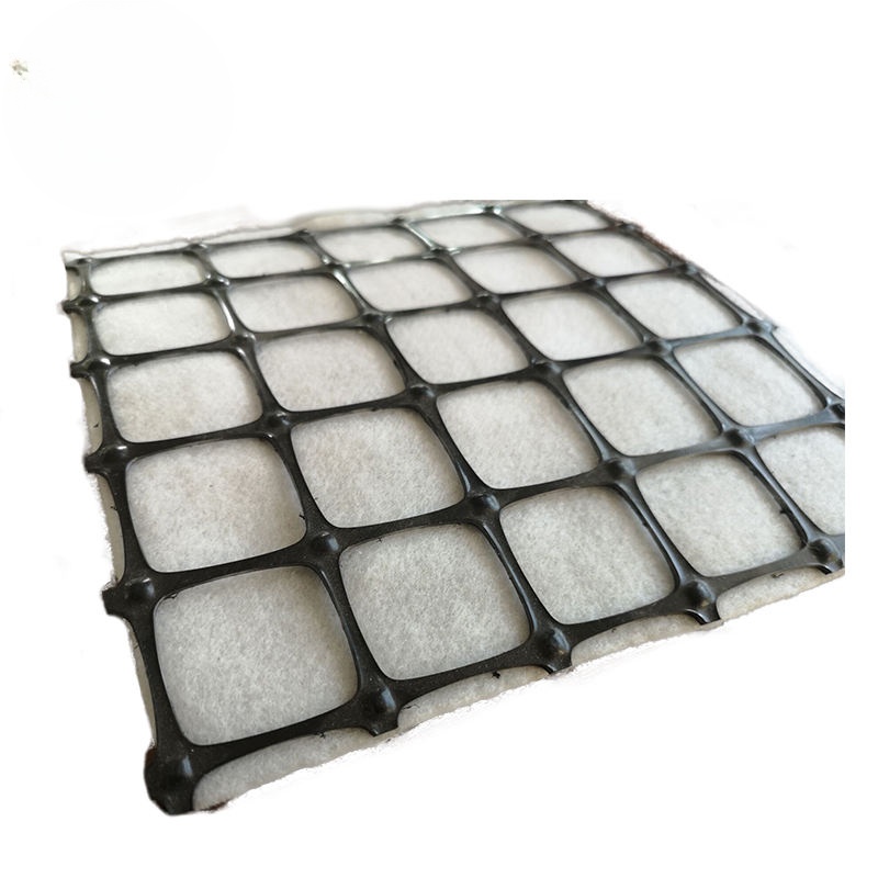 China Combigrid , Composite PP Biaxial Geogrid With Nonwoven Geotextile ...