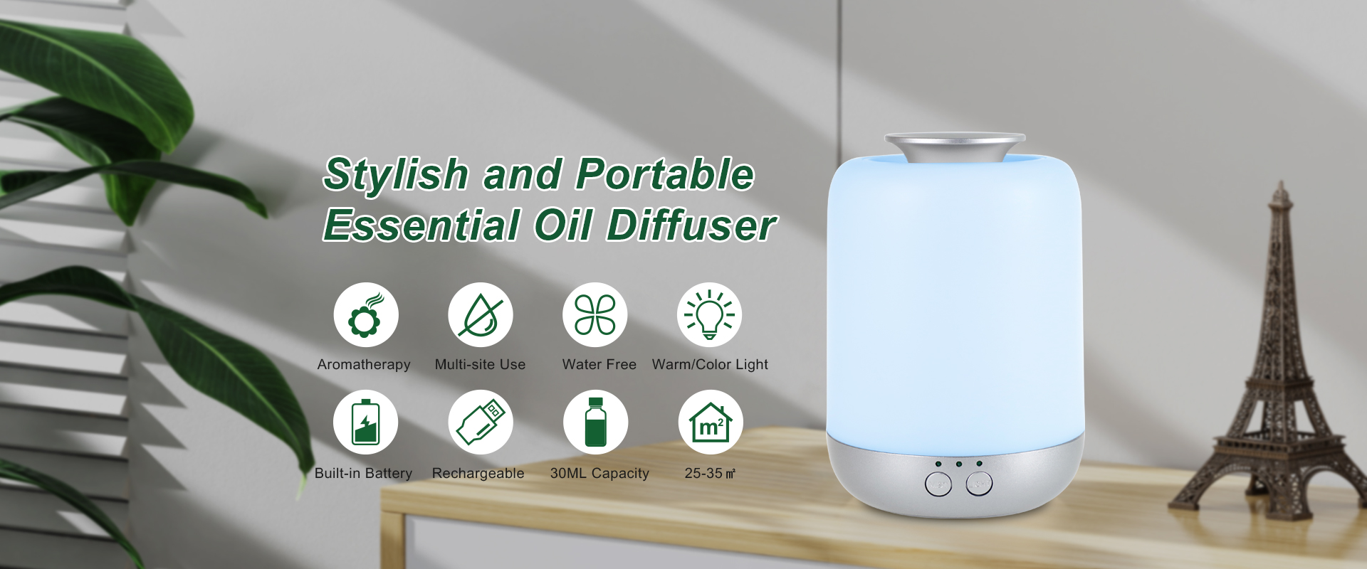 Global Ultrasonic Aroma Diffuser,Essential Oil Nebulizer,Scent Diffuser ...