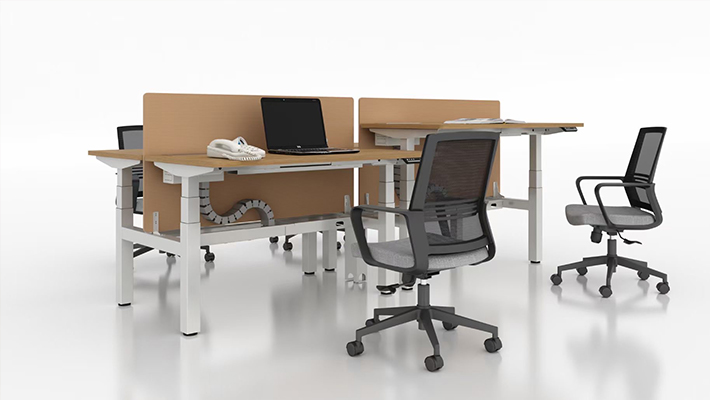 China Back To Back Standing Desk,4 Legs Standing Desk,Office Desk Supplier