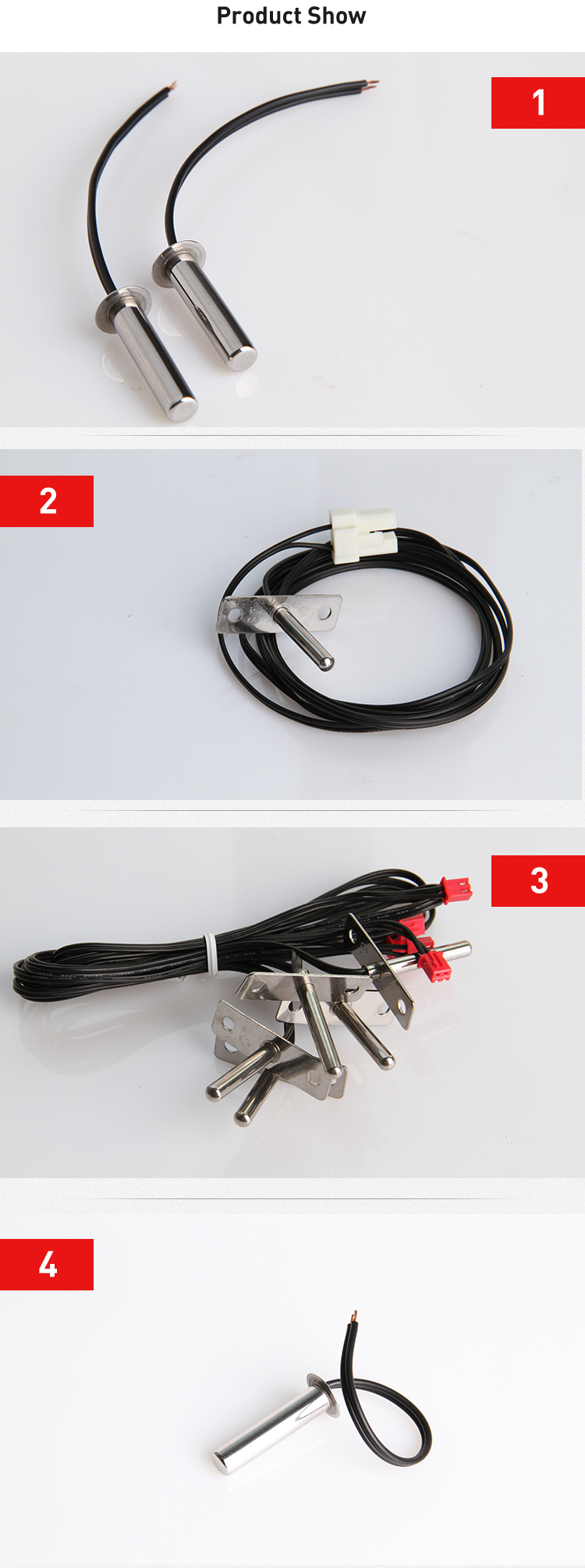 Ntc Thermistor 10k Waterproof Dryer Drying Air Temperature Sensor, High ...