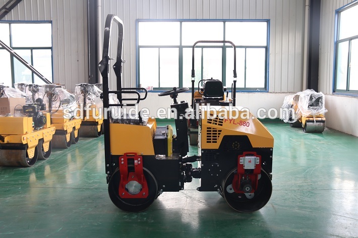 1 Ton Vibratory Combination Rollers Compactor For Sale, High Quality 1 ...