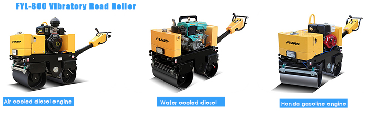 Hydraulic Steering Walk Behind 800kg Tandem Vibratory Roller, High ...