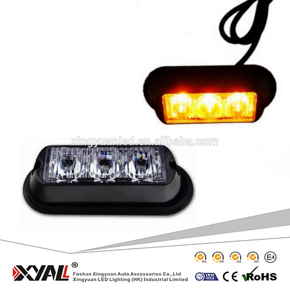 3led Auto Light Car Side Emergency Flashing Light Security Car Amber 3 ...