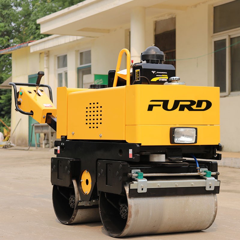 Mini Tandem Vibratory Roller Compactor Vibrator Roller Vibratory Drum ...