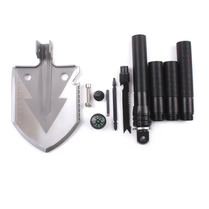 Military Tactical Multifunction Spade Tool Survival Shovel, High ...