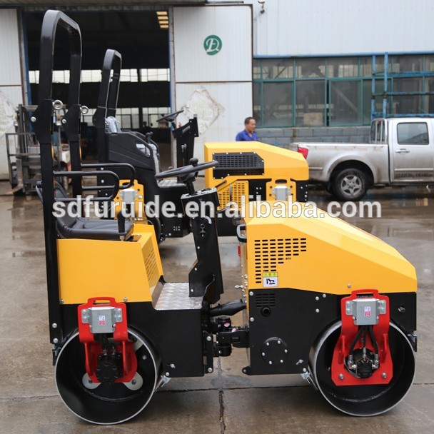 Full Hydraulic Vibratory Road Roller Fyl-890 With 1 Ton Weight, High ...