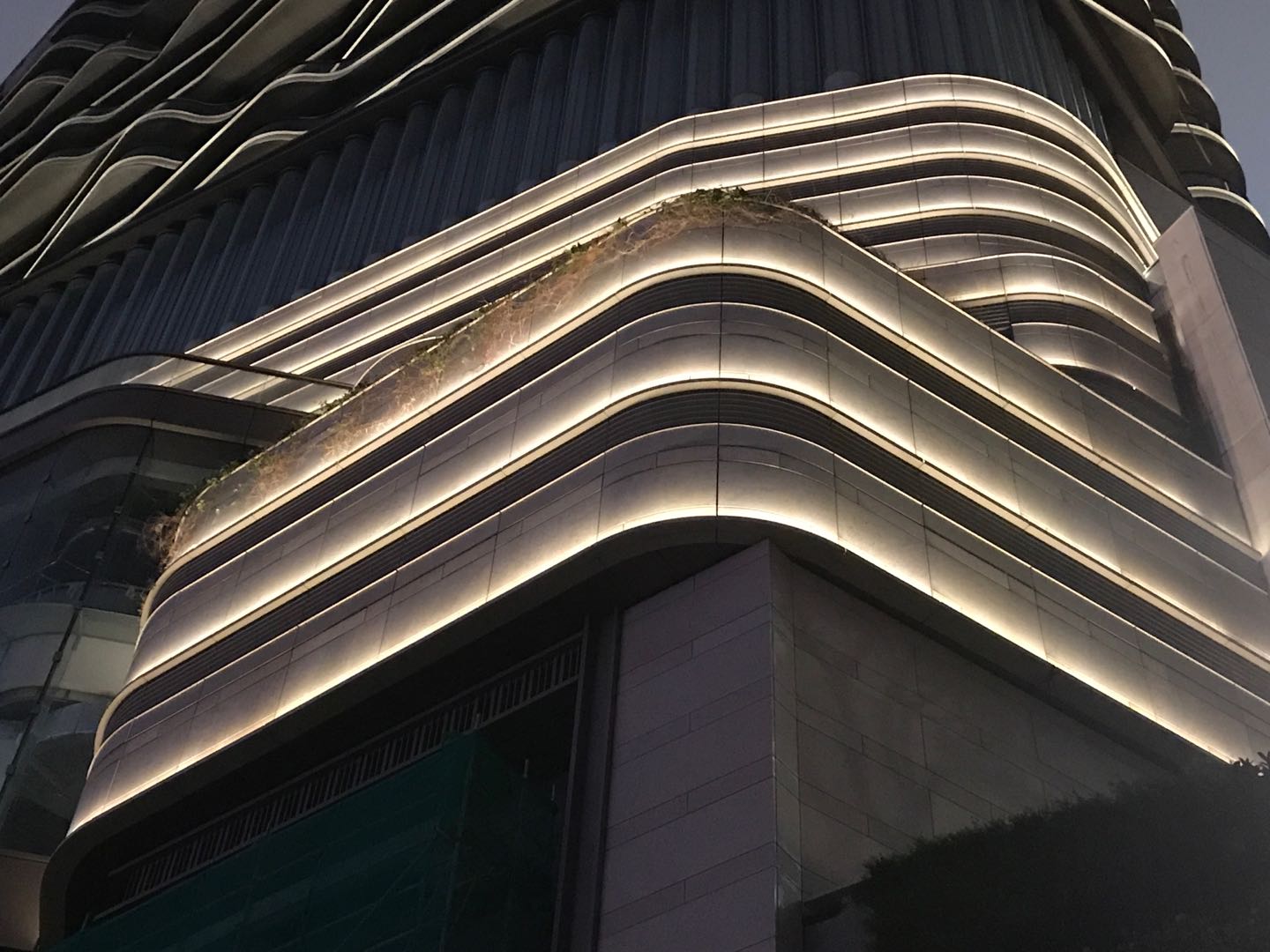 Outdoor Facade Outline Tube Light Building Facade Lighting, High ...