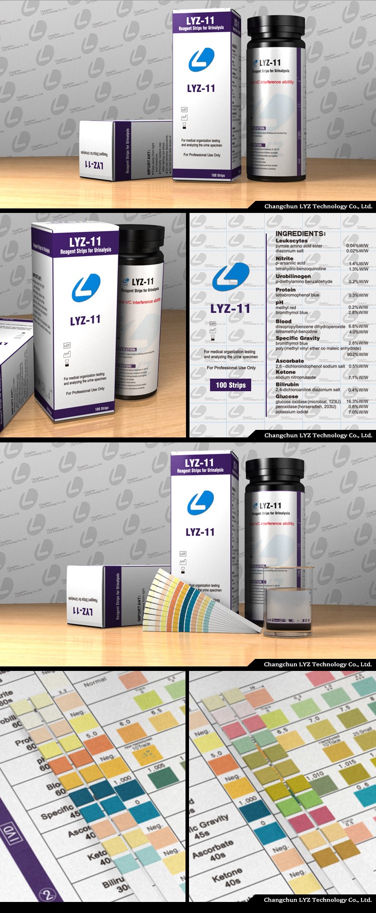 Urine Test Paper 11 Parameters, High Quality Urine Test Paper 11 ...