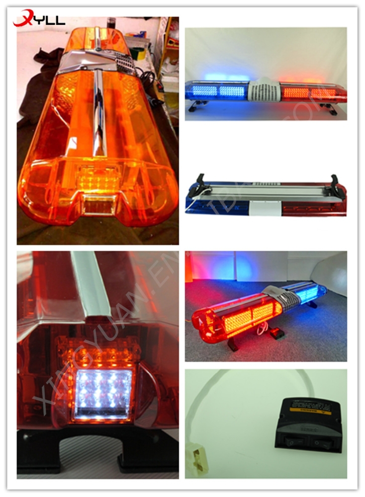 Police Warningred And Blue Light Bar With Control Box, Bossgoo.com의 고품질 ...