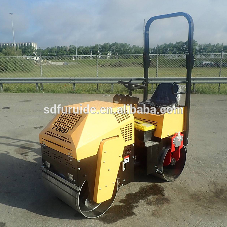 Mini Hydraulic Double Drum Vibratory Roller (fyl-880), High Quality ...