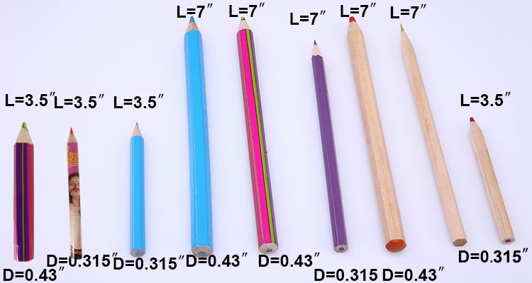 Rainbow Color Pencil For 36 Different Colors Pencil Set As Gift, High ...