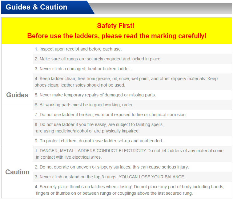 Domestic Ladders Type And Folding Ladders,insulation Ladders Feature ...