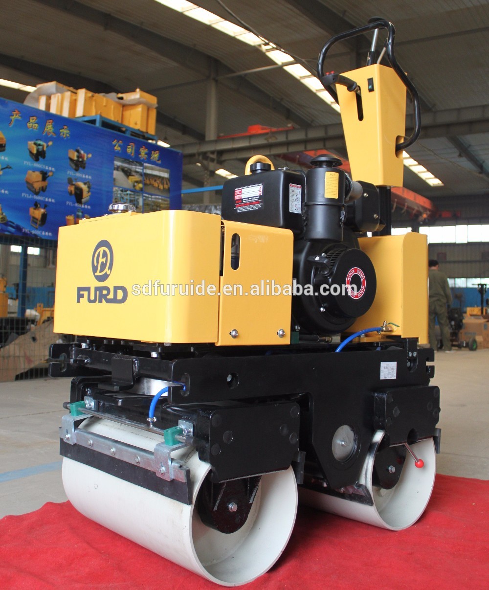 Small Vibratory Soil Compaction Roller With Diesel Engine Fyl-800c ...