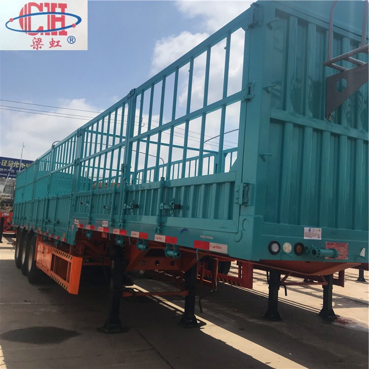 3 Axle Grid Positions Flatbed Trailer, High Quality 3 Axle Grid ...