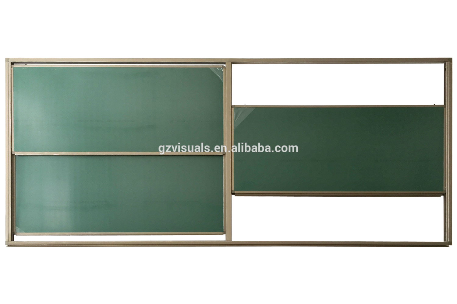 Education Wall Mounted Magnetic Vertical Sliding Chalkboard, High ...