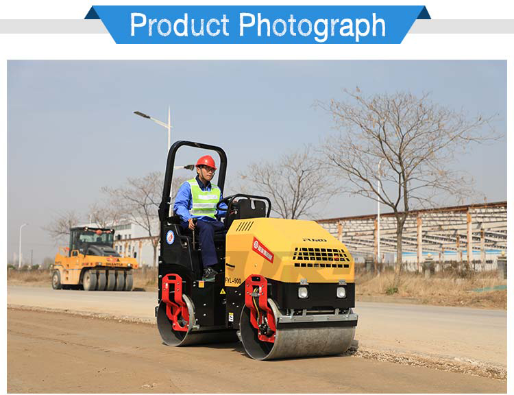 1.7 Ton Tandem Drum Asphalt Roller With Imported Engine (fyl-900), High ...