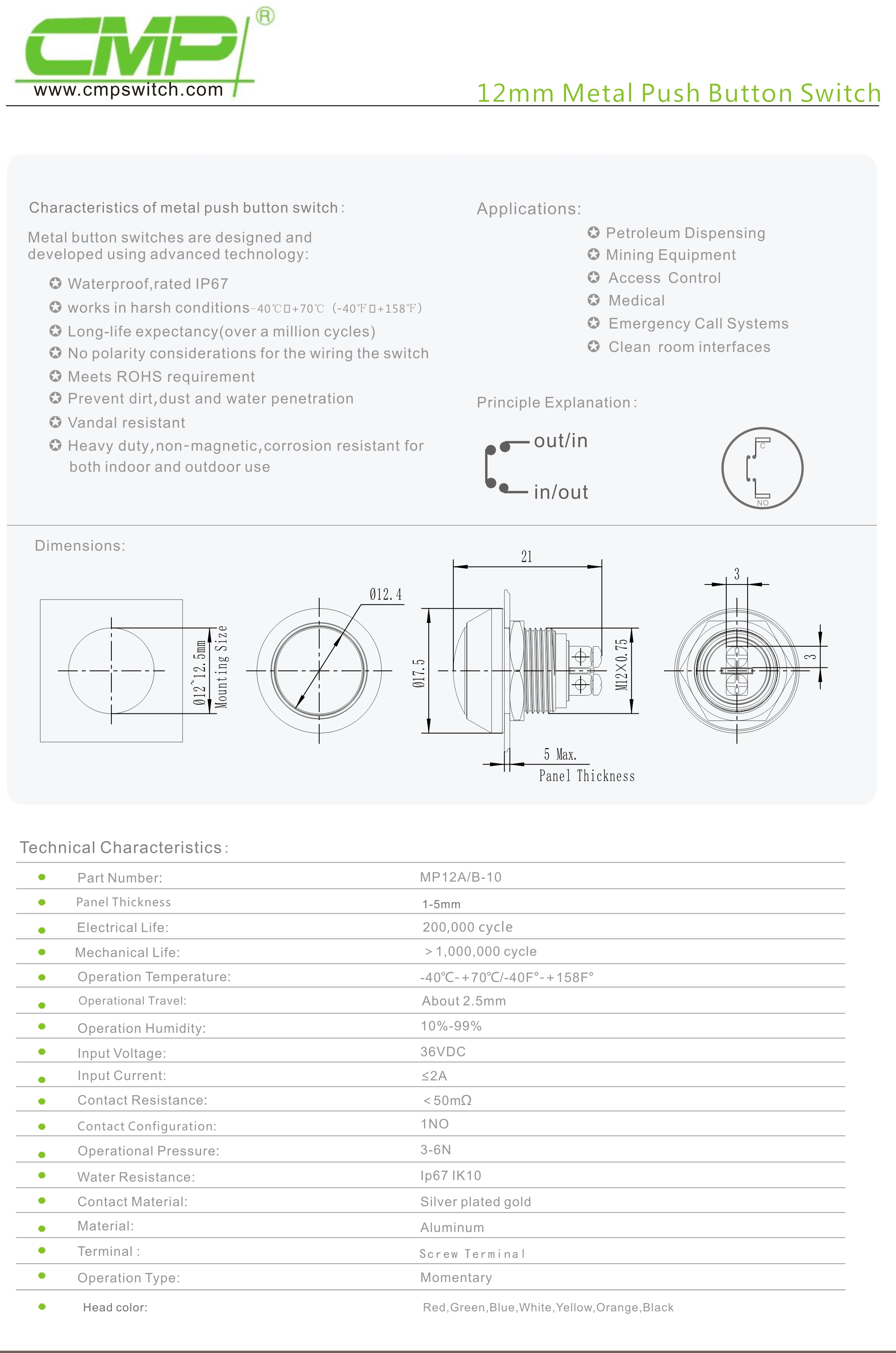Push Button, High Quality Push Button on Bossgoo.com