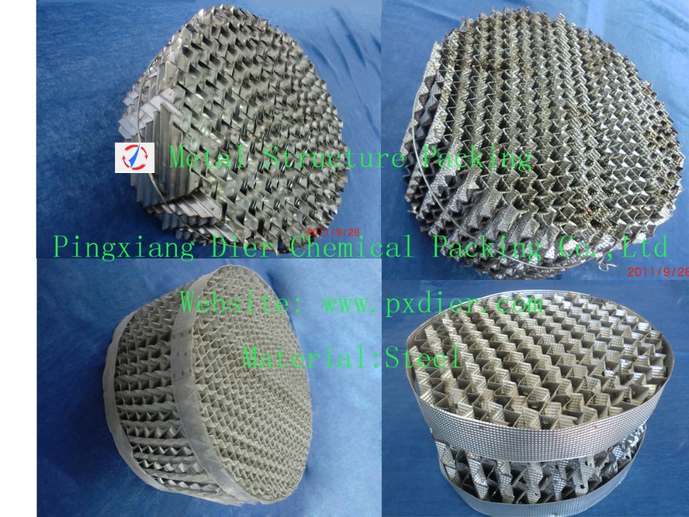 Mass Transfer Metal Structured Packing 125y 250y 350y 500y, High Quality Mass Transfer Metal ...