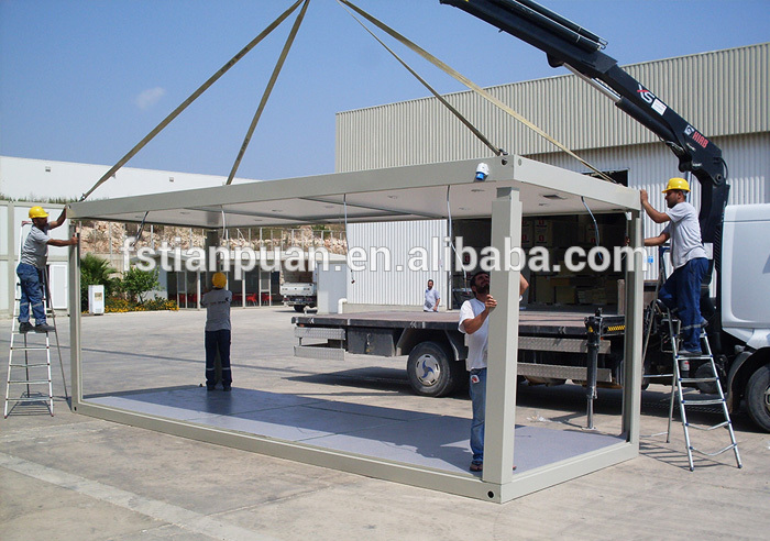 20ft Sandwich Panel Prefab Container House For Sale, High Quality 20ft ...