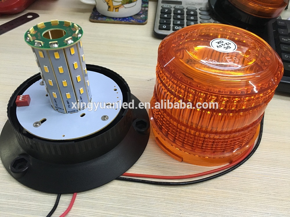 Led Magnetic Flash Warning Beacon Light For Firetruck Ambulance Vehicle ...