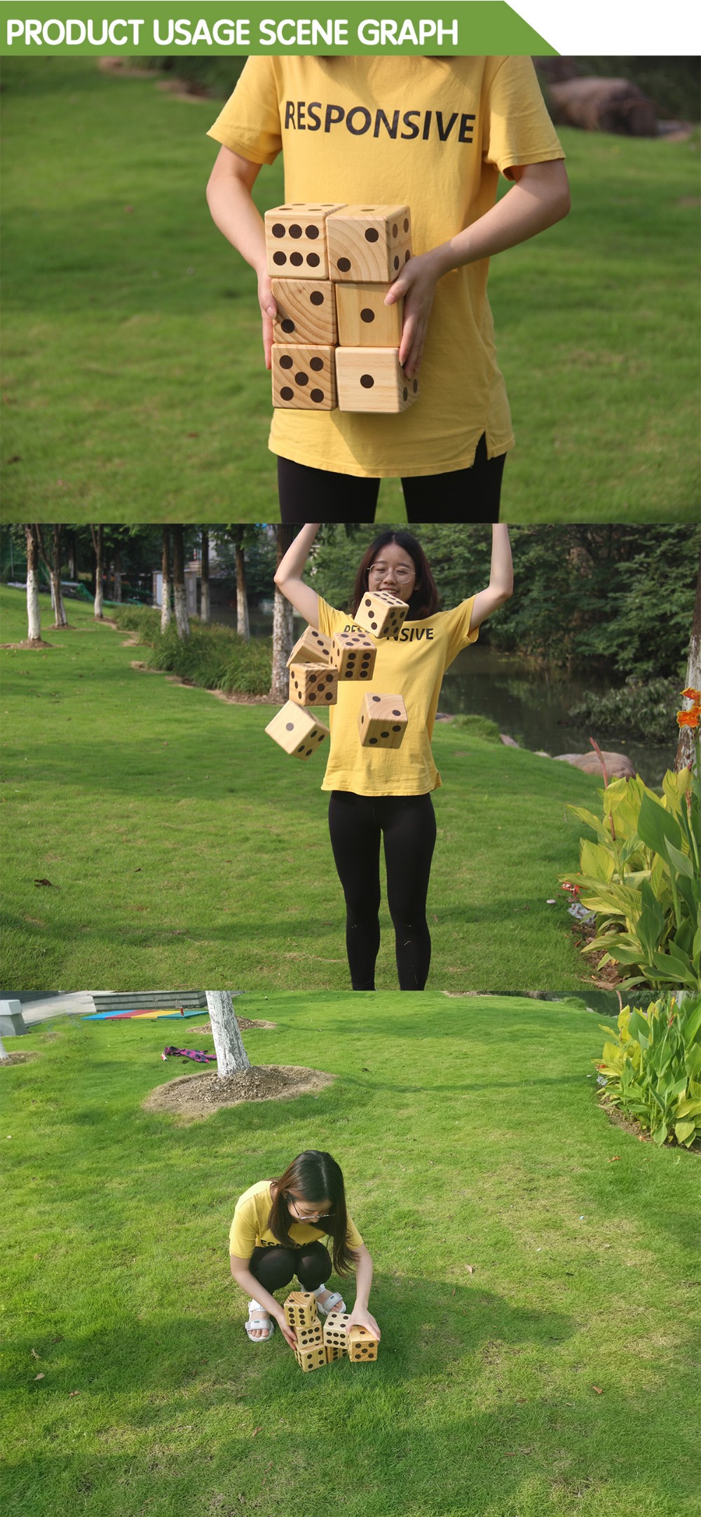 Mainan Anak-anak Dadu Kayu, kualitas tinggi Mainan Anak-anak Dadu Kayu ...