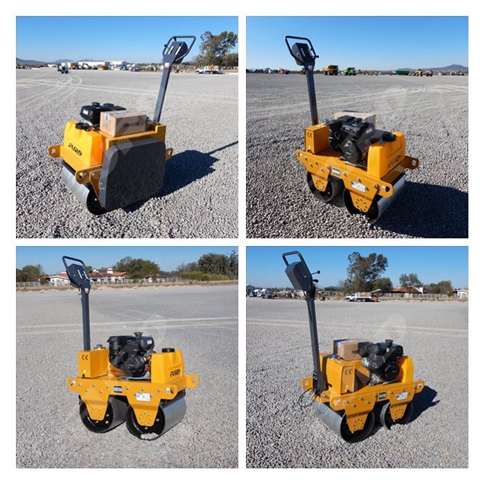 Walk Behind Tandem Drum Road Roller Compactor Walk Behind Tandem Drum ...