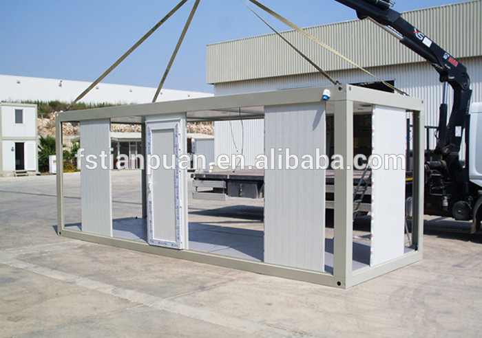 20ft Sandwich Panel Prefab Container House For Sale, High Quality 20ft ...