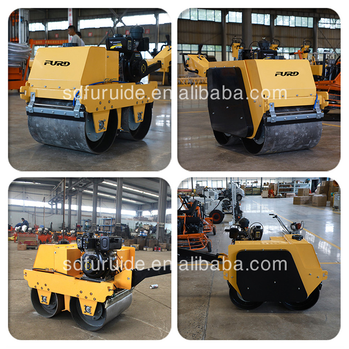 Compact Hand Vibratory Roller Compactor With Hydraulic Driving, High ...