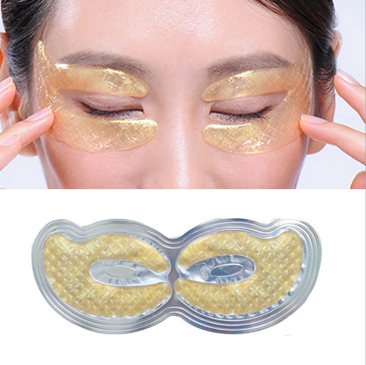 24k Gold Collagen Eye Skin Silk Mask, High Quality 24k Gold Collagen ...