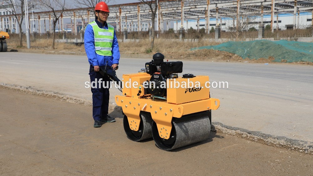 Walk Behind Roller Compactor Soil Compactor Vibratory Drum Roller Fyl ...